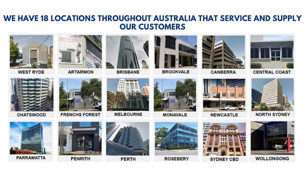 Our Locations | Mitronics Supplies